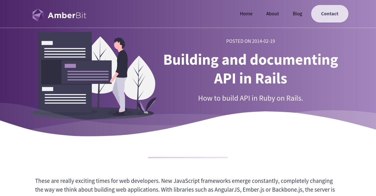 Building and documenting API in Rails | AmberBit Sp. z o. o.