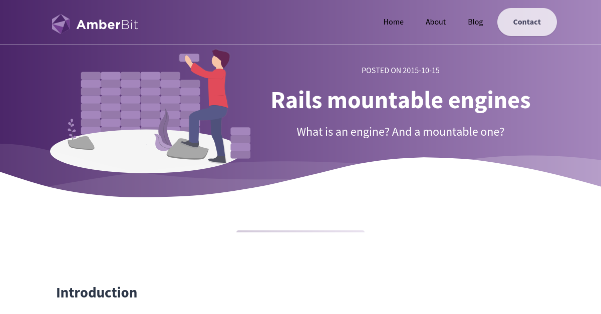 Rails mountable engines | AmberBit Sp. z o. o.