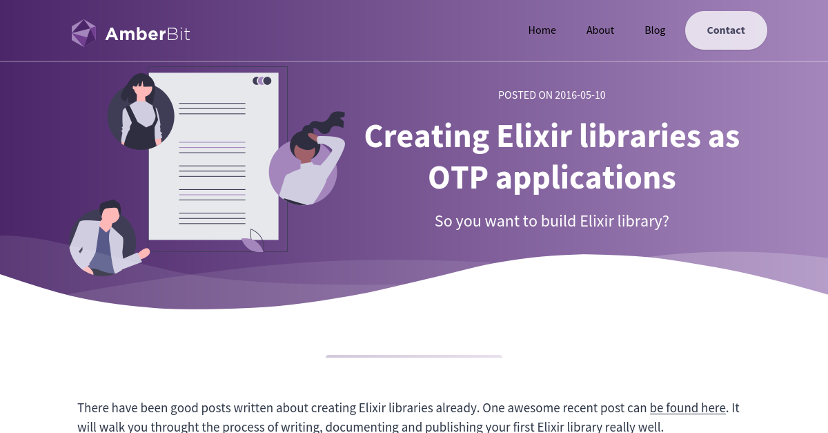Creating Elixir libraries as OTP applications | AmberBit Sp. z o. o.