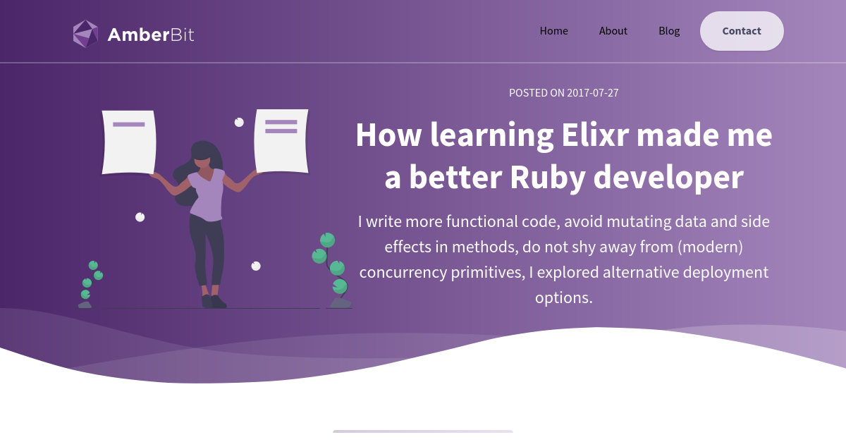 How learning Elixr made me a better Ruby developer | AmberBit Sp. z o. o.