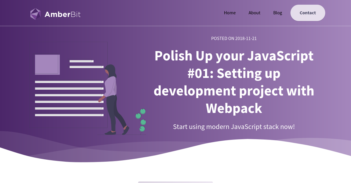 Polish Up your JavaScript #01: Setting up development project with Webpack | AmberBit Sp. z o. o.