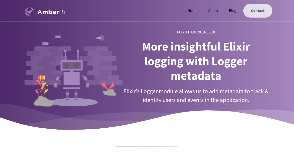 More insightful Elixir logging with Logger metadata | AmberBit Sp. z o. o.