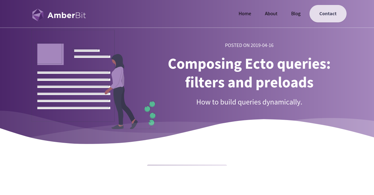 Composing Ecto queries: filters and preloads | AmberBit Sp. z o. o.